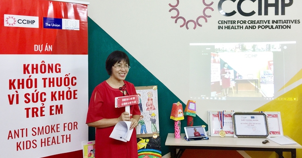 CCIHP và Dự án không khói thuốc vì sức khỏe trẻ em