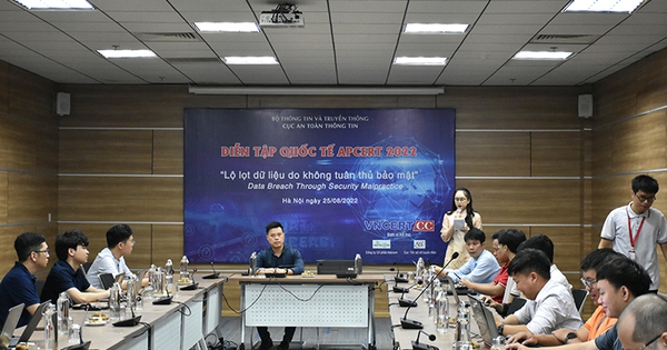 VNCERT/CC điều phối diễn tập quốc tế APCERT 2022